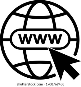Go Web Icon Vector Illustration Stock Vector (Royalty Free) 1708769458 ...
