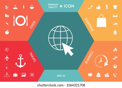 Go Web Internet Icon Stock Vector (Royalty Free) 1064321708 | Shutterstock
