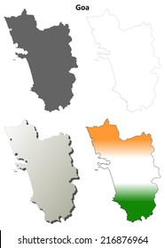 569 Goa map vector Images, Stock Photos & Vectors | Shutterstock