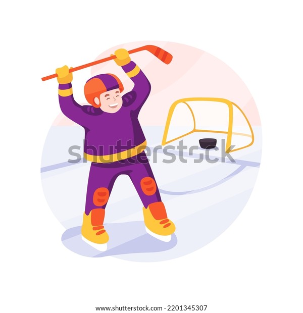 Goal Isolated Cartoon Vector Illustration Happy Stock Vector (Royalty ...