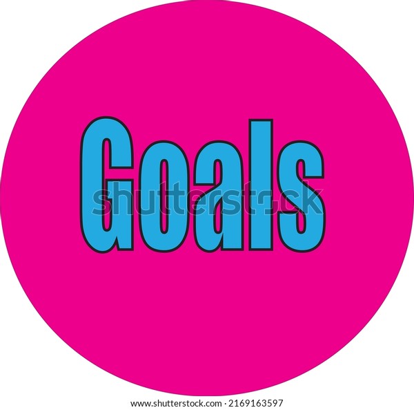 Goals Vector Illustration Image Clipart Stock Vector (Royalty Free ...