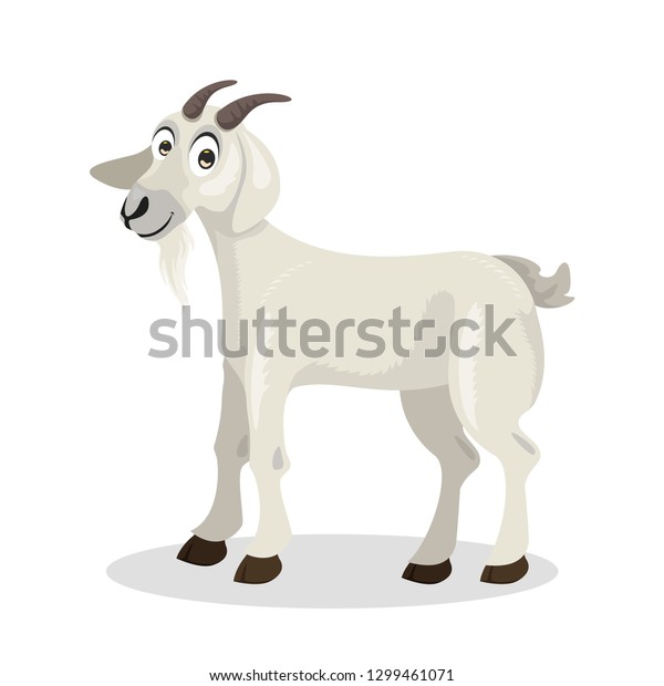 Goat Cartoon Vector Illustration Stock Vector (Royalty Free) 1299461071 ...