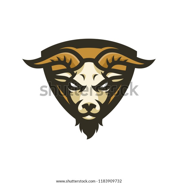 Goat Sport Logo Stock Vector (Royalty Free) 1183909732 | Shutterstock