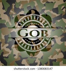 Gob Written On Camouflage Texture Stock Vector (Royalty Free ...