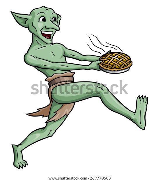 Goblin Stealing Pie Stock Vector (Royalty Free) 269770583 | Shutterstock