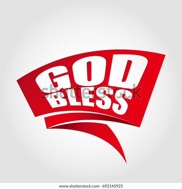 God Bless Labels Banners Stock Vector (Royalty Free) 692145925 ...