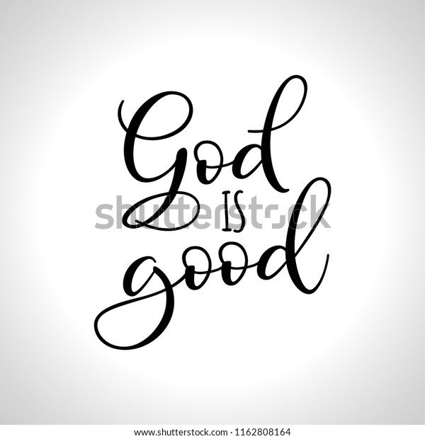 God Good Hand Written Vector Calligraphy: vetor stock (livre de ...