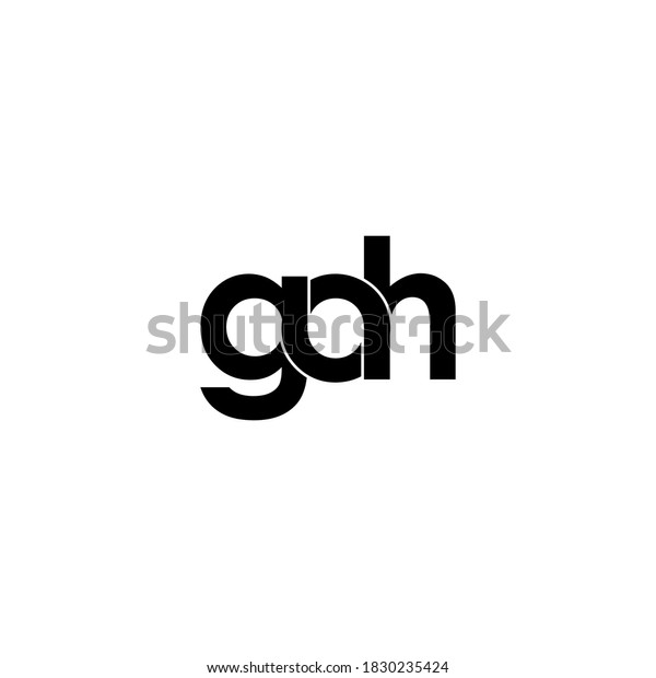 Goh Original Monogram Logo Design Stock Vector (Royalty Free ...