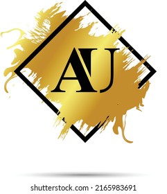 Gold Au Logo Symbol Vector Art Stock Vector (Royalty Free) 2165983691 ...