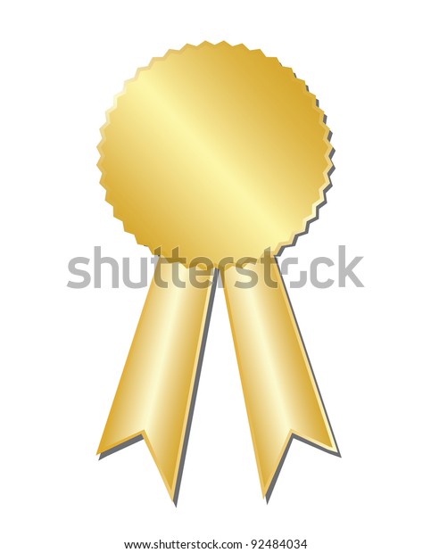 Gold Award Vector Stock Vector (Royalty Free) 92484034 | Shutterstock