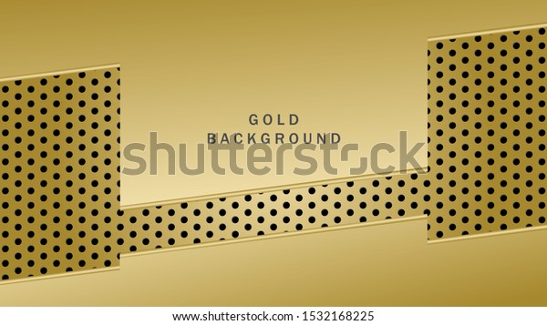 Gold Background Design Creative Golden Background Stock Vector (Royalty ...