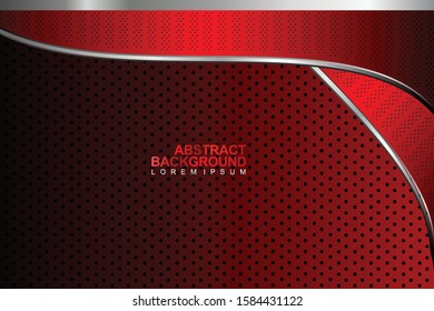 Gold Background Red Small Round Backround Stock Vector (Royalty Free ...