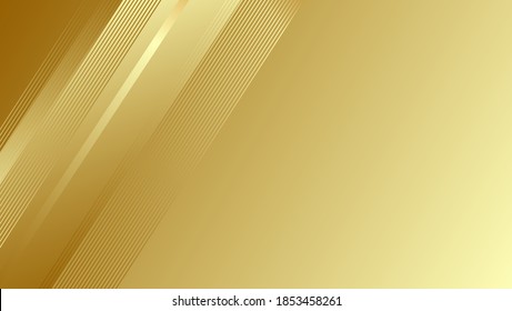 Gold Background Vector Presentation Design Stock Vector (Royalty Free ...