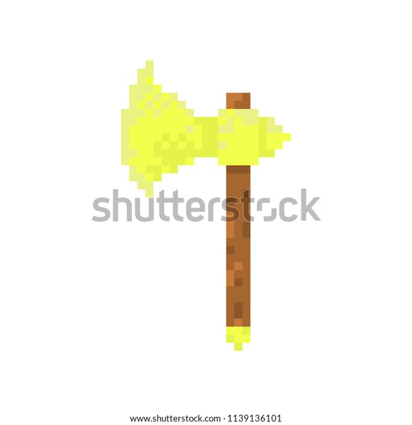Gold Battle Axe Games Websites Stock Vector (Royalty Free) 1139136101