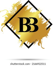 Gold Bb Logo Symbol Vector Art Stock Vector (Royalty Free) 2166922511 ...