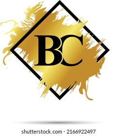 Gold Bc Logo Symbol Vector Art Stock Vector (Royalty Free) 2166922497 ...
