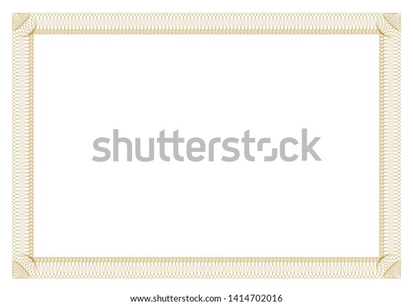 Gold Border Outline Styles Certificate Stock Vector (Royalty Free ... Gold Border Outline Styles Certificate Stock Vector (Royalty Free ...