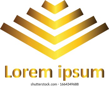 Gold Brand Logo Vector Design Stock Vector (Royalty Free) 1664349688 ...
