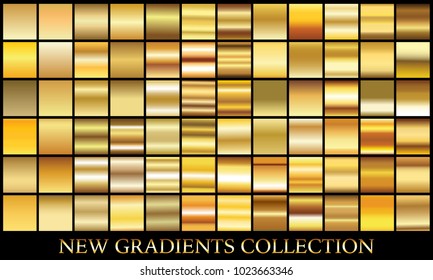 Gold Bronze Gradient Set Background Vector Stock Vector (Royalty Free ...