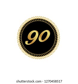Golden Glitter Alphabet Letters Numbers Symbols Stock Vector (Royalty ...