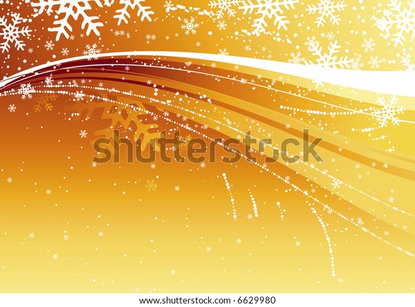 Gold Christmas Background Vector Illustration Stock Vector (Royalty ...