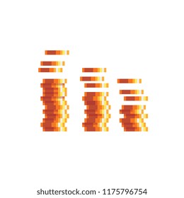 1,106 Pixel coin stack Stock Illustrations, Images & Vectors | Shutterstock