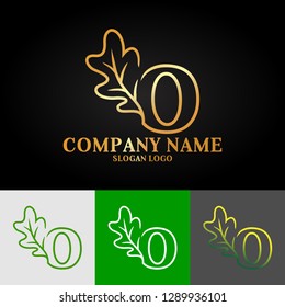 Gold Color Luxury Logo Combines Alphabet Stock Vector (royalty Free