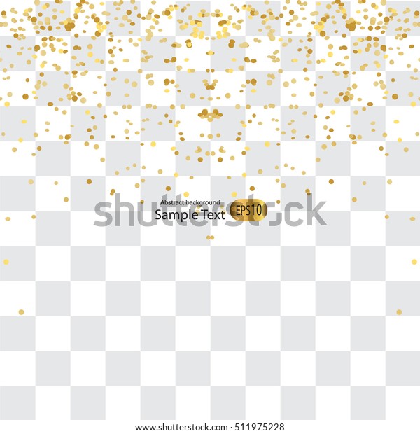 Gold Confetti Celebration Background Stock Vector (Royalty Free ...