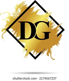 Gold Da Logo Symbol Vector Art Stock Vector (Royalty Free) 2174567237 ...