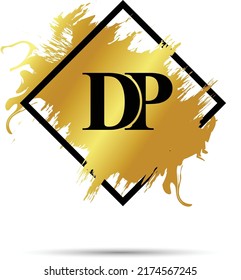 Gold Dp Logo Symbol Vector Art Stock Vector (Royalty Free) 2174567245 ...