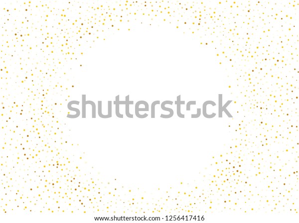 Gold Dust On White Background Small Stock Vector (Royalty Free ...