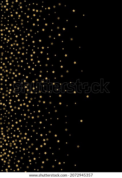 Gold Falling Spark Background Happy Confetti Stock Vector (Royalty Free ...