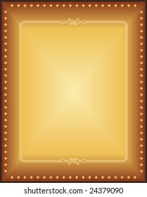 Gold Frame Design Stock Vector (Royalty Free) 24379090 | Shutterstock