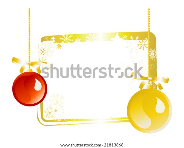 Gold Frame Gift Tag On White Stock Vector (Royalty Free) 21813868 ...