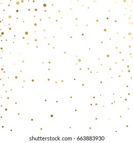 Gold Glitter Background Polka Dot Vector Stock Vector (Royalty Free ...