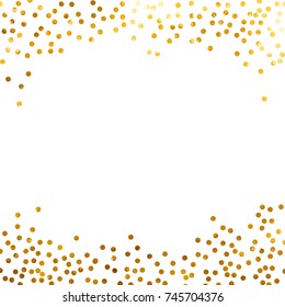 Gold Glitter Background Polka Dot Vector Stock Vector (Royalty Free ...