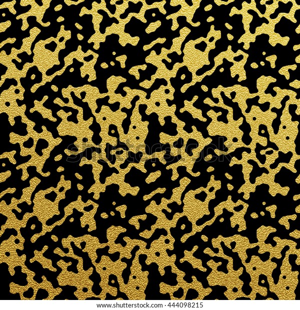 Gold Glitter Background Seamless Abstract Camouflage Stock Vector ...