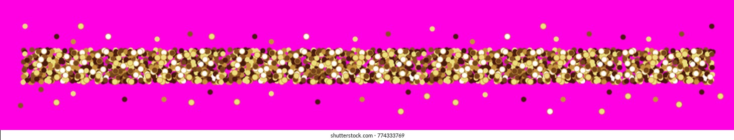 Gold Glitter Line Stock Vector (Royalty Free) 774333769 | Shutterstock
