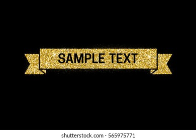 107,669 Gold glitter ribbon Images, Stock Photos & Vectors | Shutterstock