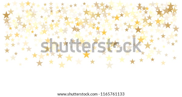 Gold Glitter Stars Background Sparkle Lights Stock Vector (Royalty Free ...