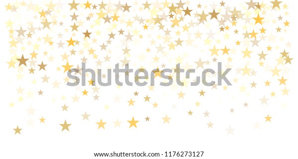 Gold Glitter Stars Background Sparkle Lights Stock Vector (Royalty Free ...