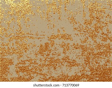 Gold Grunge Texture Create Distressed Effect Stock Vector (Royalty Free ...