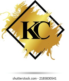 Gold Kc Logo Symbol Vector Art Stock Vector (Royalty Free) 2185830541 ...