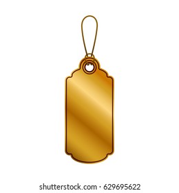 Gold Tag Background On Isolated White Stock Illustration 282327983 ...