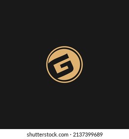 Gold Letter G Logo Vector Image Stock Vector (Royalty Free) 2137399689 ...