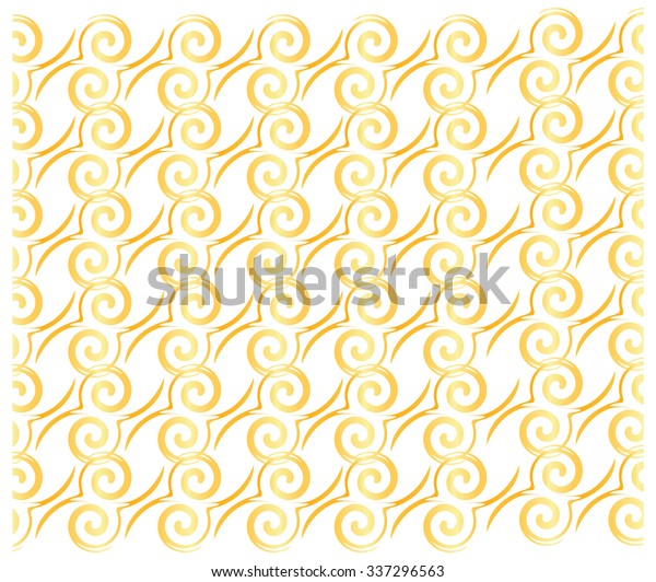 Gold Lipa Sabbe Pattern Spiral Stock Vector (Royalty Free) 337296563 ...