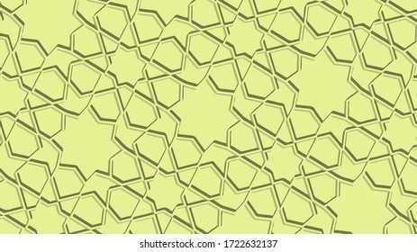 Gold Luxury Arabic Texture Background Abstract Stock Vector (Royalty ...