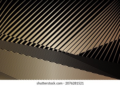 Gold Metallic Effect Background Geometric Dynamic Stock Vector (Royalty ...