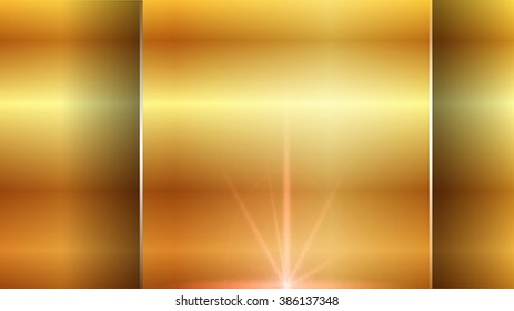Gold Metallic Background Light Effects Stock Vector (Royalty Free ...