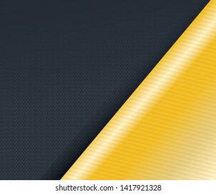 Gold Paper Background Template Design Stock Vector (Royalty Free ...